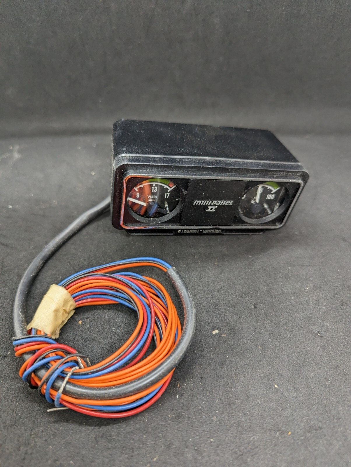 NOS STEWART WARNER MINI PANEL II OIL PRESSURE VOLTMETER BATTERY CLUSTER ...