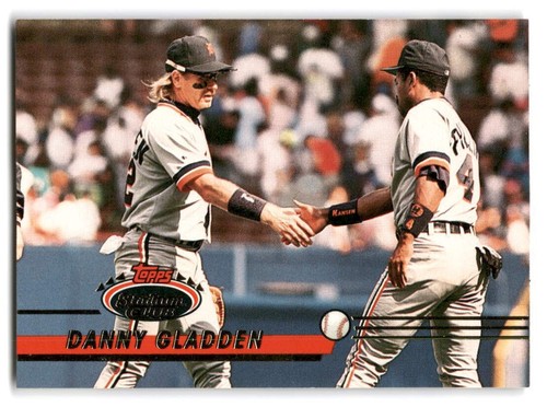 Danny Gladden 1993 Stadium Club #191 Detroit Tigers BASEBALL | eBay