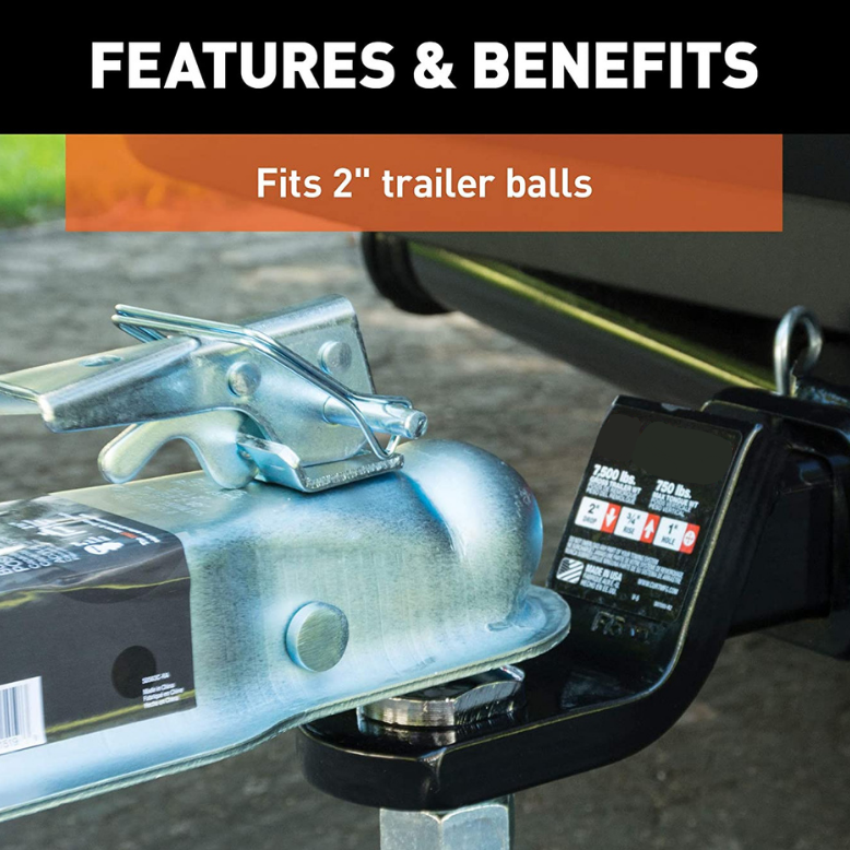 2" Posi-Lock Coupler Latch For Straight-Tongue Couplers Trailer Hitch ...