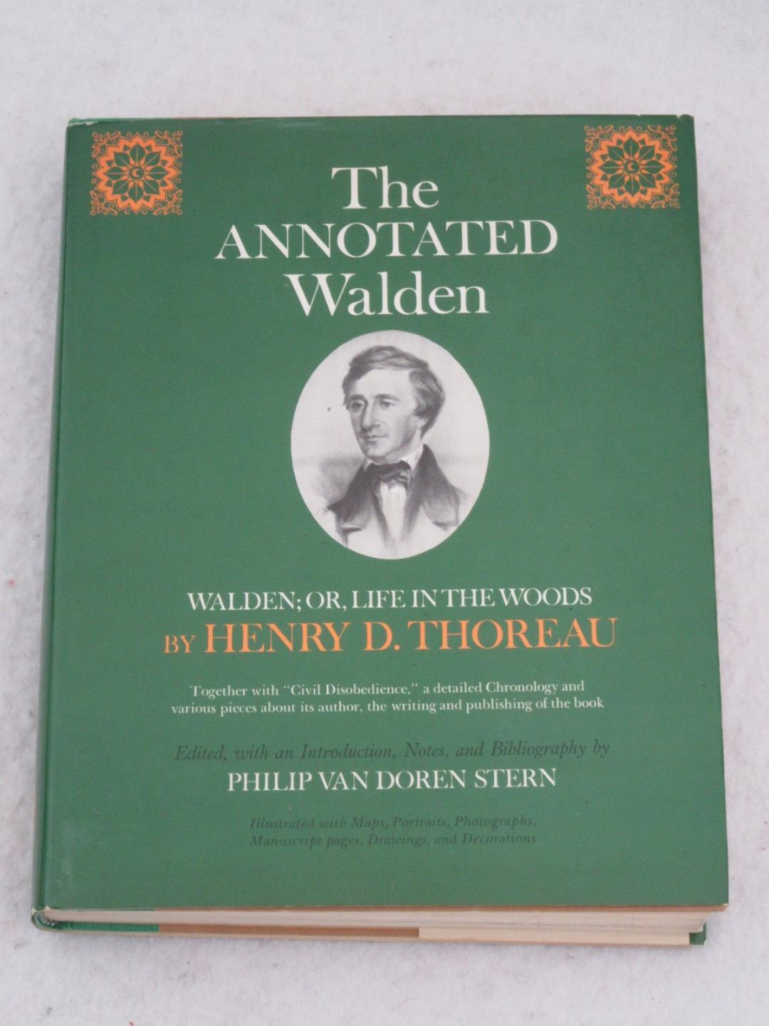 Henry David Thoreau THE ANNOTATED WALDEN Philip Van Doren Stern ...