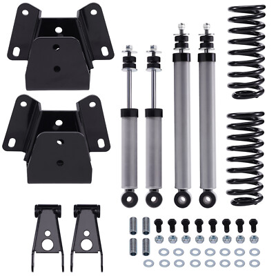 1973-1979 Ford F100 F150 3"/4" Drop Lowering Kit Coil Spring/Leaf ...