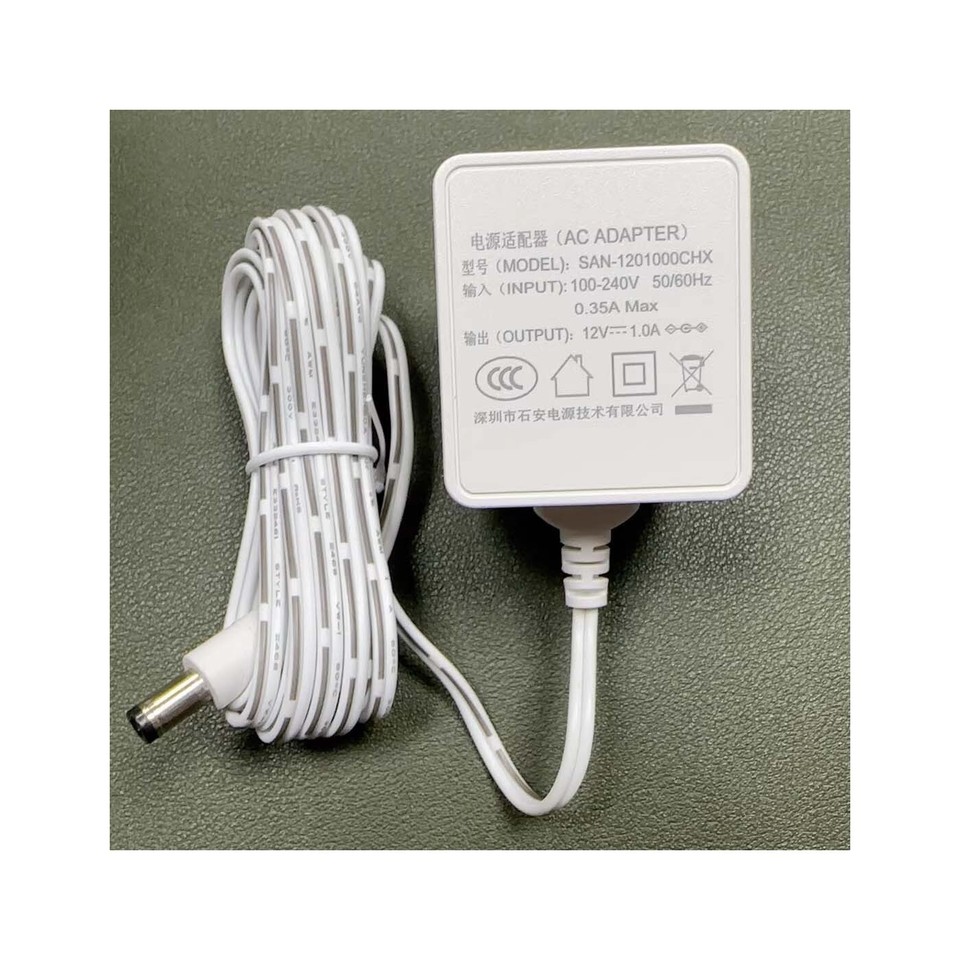 SAN-1201000CHX 12V 1A 12W 5.5x2.1mm AC Adapter Power | eBay