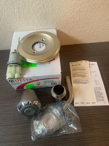 Delta Monitor 1400 Nickel Shower Trim Kit W/Cartridge T14230-NCLHP (See ...