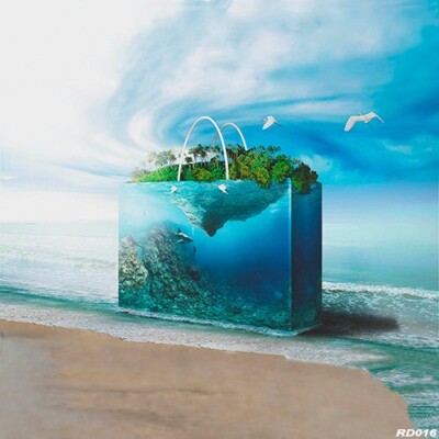 10'x10' Ocean bag Computer-painted Vinyl Scenic Photo Background ...