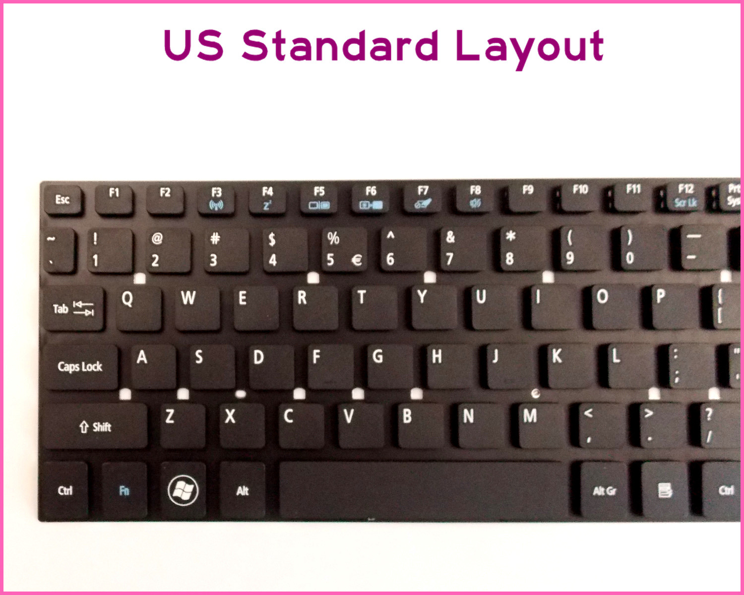 Laptop US Layout Keyboard for Packard Bell Easynote LV11HC LV44HC ...