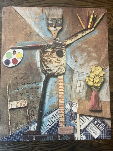 Paul Davis 1990 Hand Signed Print School Visual Arts NY THE USES OF ...