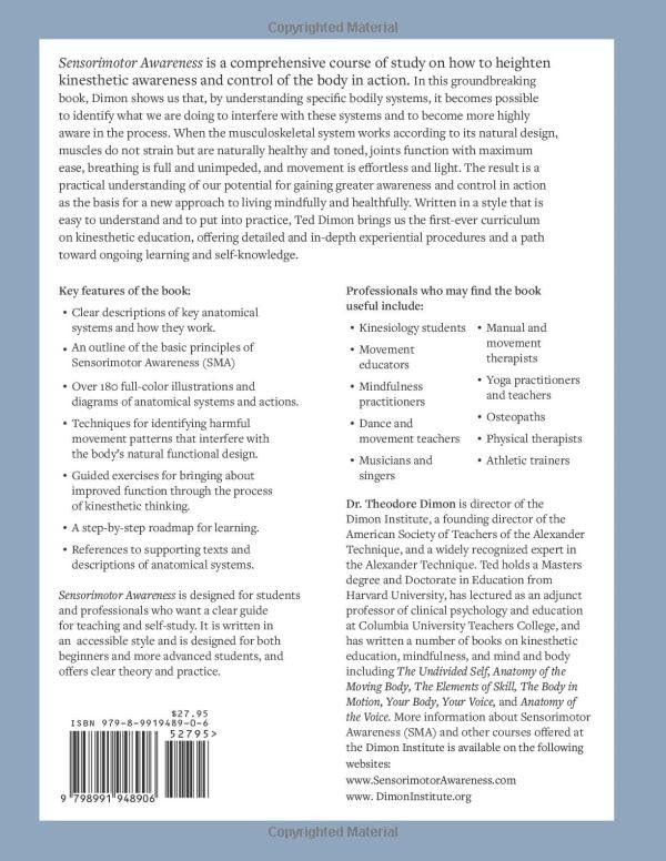 Theodore Dimon Sensorimotor Awareness (Paperback) 9798991948906| eBay