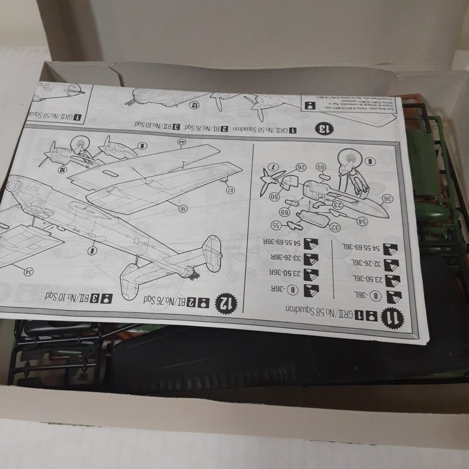 MATCHBOX 1/72 HANDLEY PAGE HALIFAX model kit 1983 Airplane | eBay