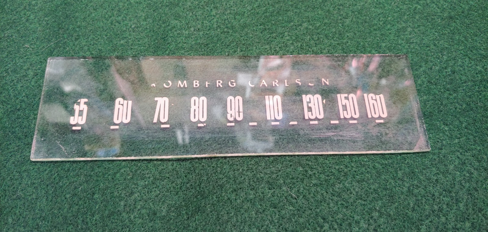 1946 STROMBERG CARLSON Model 1101 Radio GLASS DIAL PLATE & Plastic DIAL ...