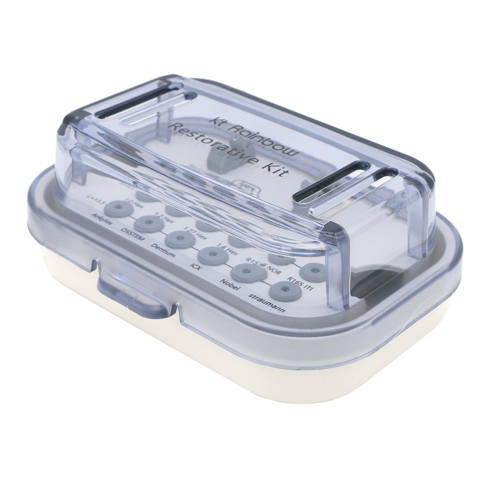 Universal Dental Implant Prosthetic Ratchet Tool Sterilization Kit Box ...
