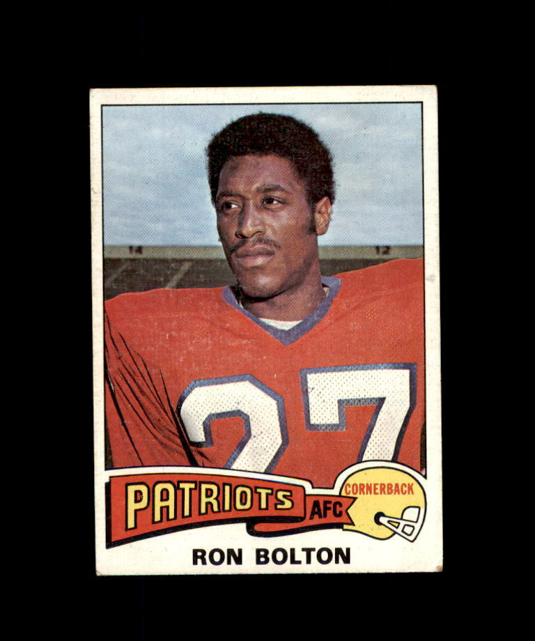 1975 TOPPS FOOTBALL CARD NEW ENGLAND PATRIOTS #467 RON BOLTON | eBay