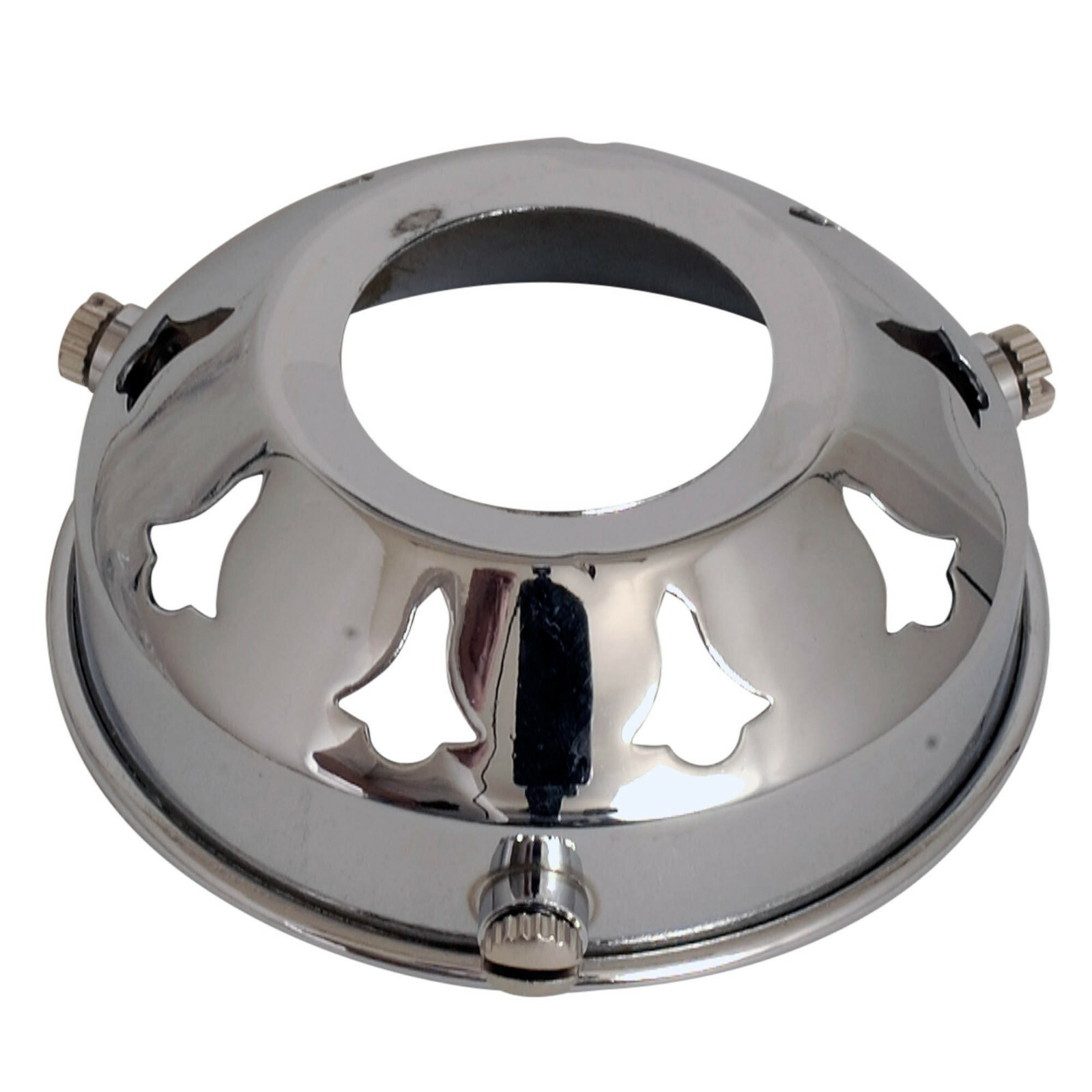 ElekTek Glass Lamp Shade Gallery Holder fits B22 BC Bayonet Lamp Holder ...