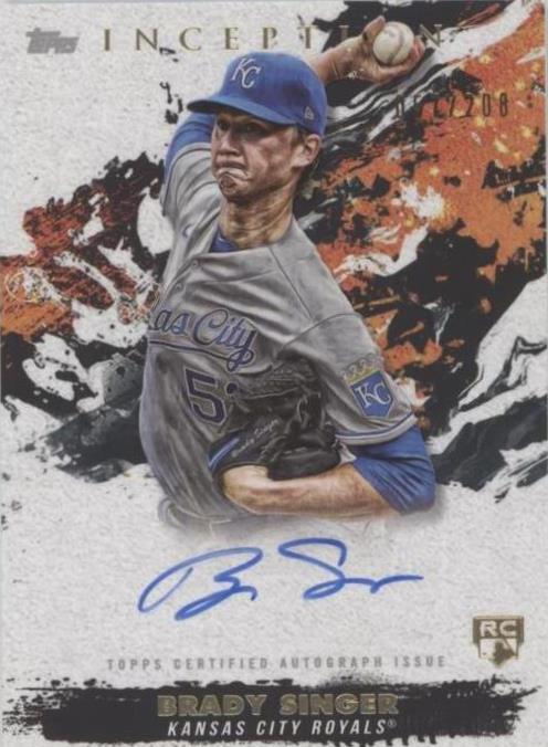 2021 Topps Inception - Rookie and Emerging Star Autographs Brady Singer ...