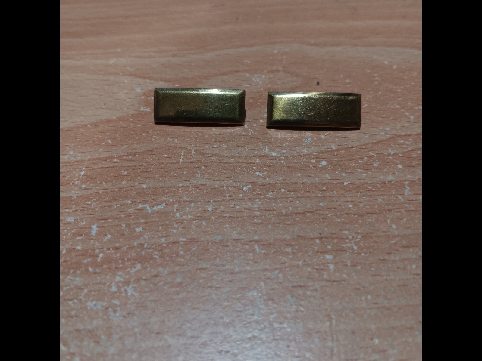 US ARMY set of two 2nd Lieutenant Bars, single pin fixed clasp, Vietnam ...