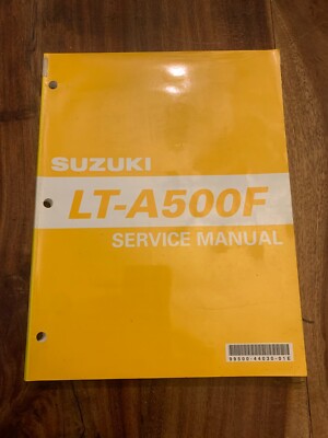 Suzuki LT-A500F ATV Quad Bike Service Manual - Genuine (17) | eBay