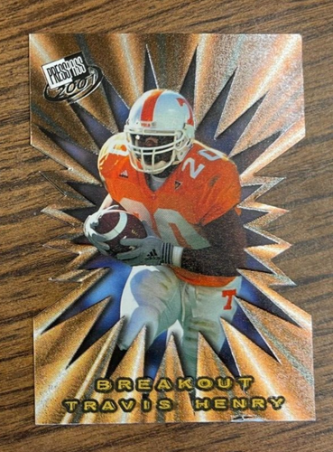 2001 Press Pass Card # B 12/36 Travis Henry - Breakout | eBay