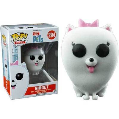 EXCLUSIVE THE SECRET LIFE OF PETS - FLOCKED GIDGET 3.75" POP VINYL ...