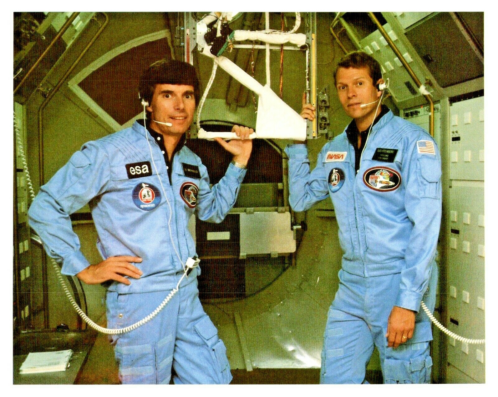 Official NASA/ESA Spacelab 1 Crew Photo 8 x 10, Merbold/Lichtenberg | eBay