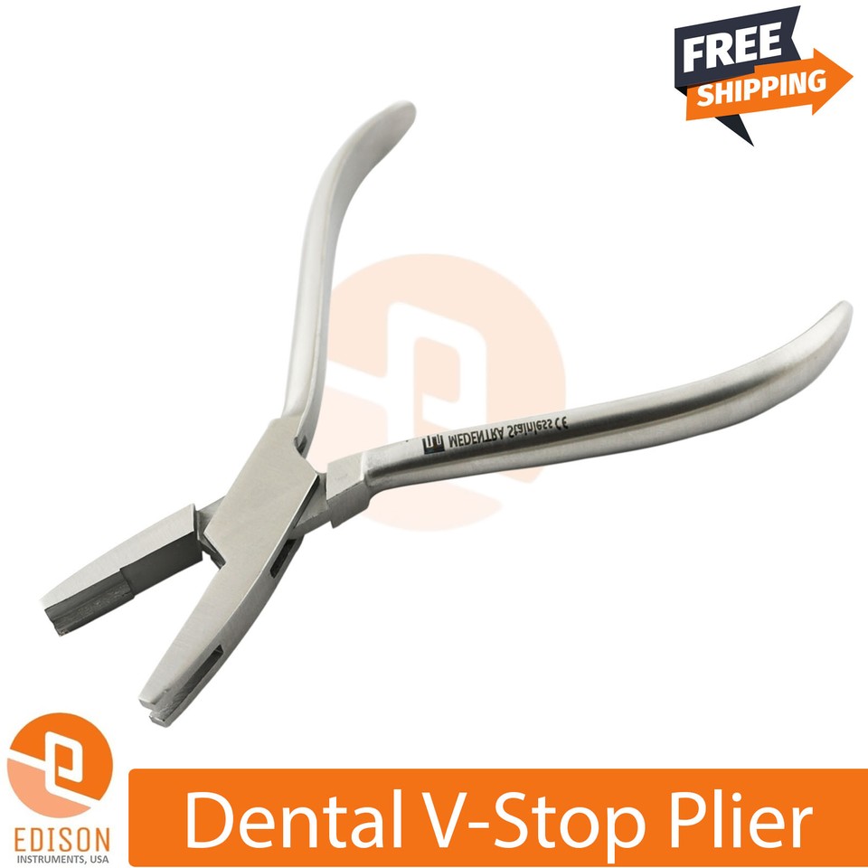 Dental V-Stop Plier Orthodontic Arch Wire Forming V Bends Placing ...