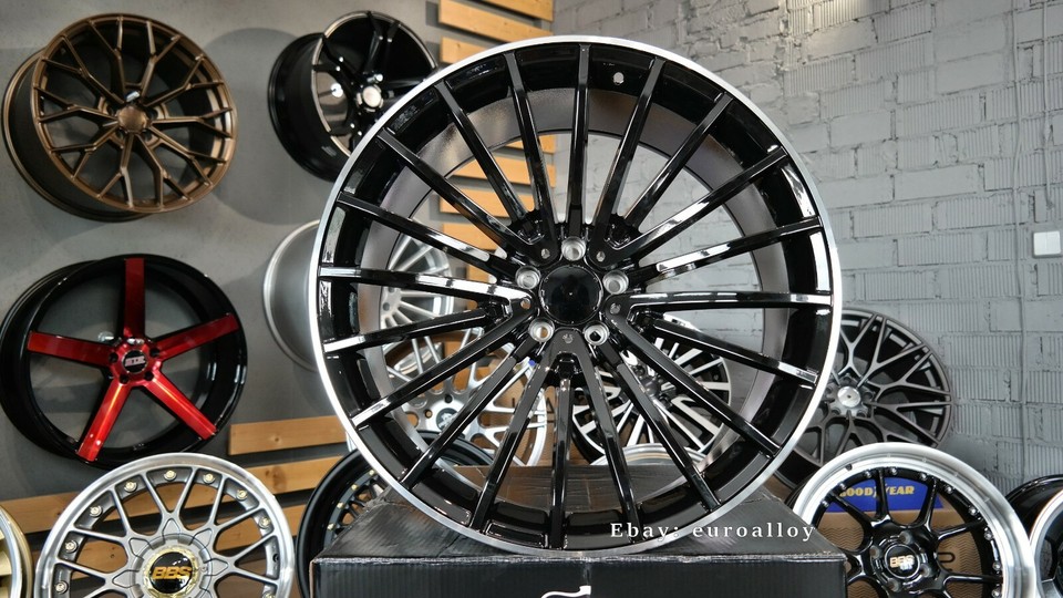 New 20 inch 5x112 AMG style multi spoke concave wheels for Mercedes E S ...
