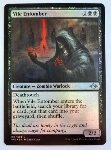 MTG 2021 Modern Horizons 2 VILE ENTOMBER 108/303 U Foil M/NM | eBay