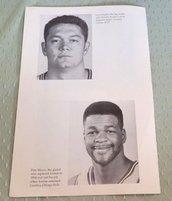 LUC LONGLEY & PETE MYERS CHICAGO BULLS NBA Basketball PRINT | eBay