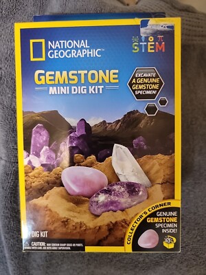 National Geographic Gemstone Mini Dig Kit | eBay