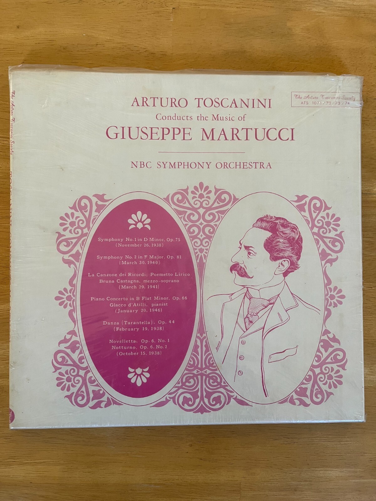 Arturo TOSCANINI Conducts the Music of Giuseppe MARTUCCI 4x LP Box ...