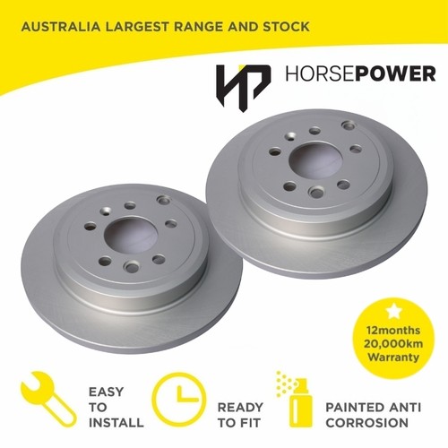 2x Rear Brake Disc Rotors for Ford FALCON BA BF FG 2002-16 including ...