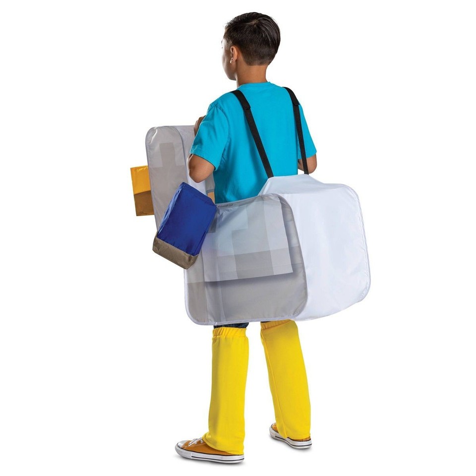 Minecraft Kids Chicken Jockey Pop Out Ride Costume Suit | eBay