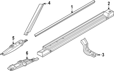 Genuine Nissan Seal-Body Side 80838-7JA1B | eBay