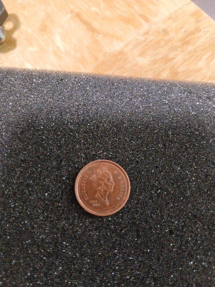 EXTREMELY RARE CANADIAN PENNY 1952 2002 KG SMALL PENNY GOLDEN JUBILEE ...