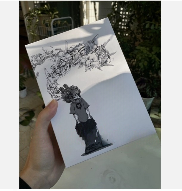 D_one Studio Black Horn Action Figure Model In Stock 1/12 Scale In Box ...