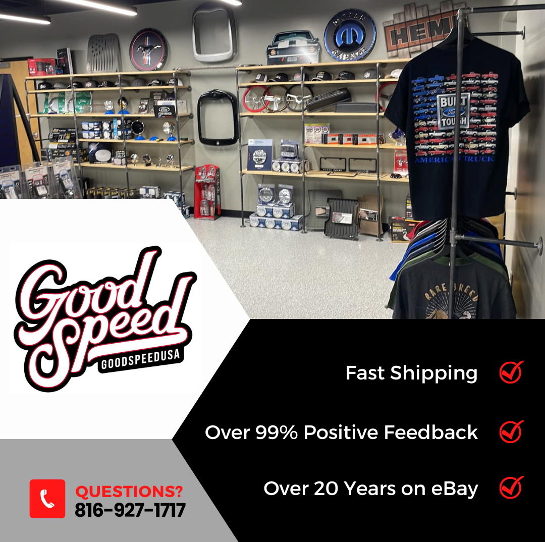 Ford High Performance Speed Shop Denim Heather T-Shirt | eBay