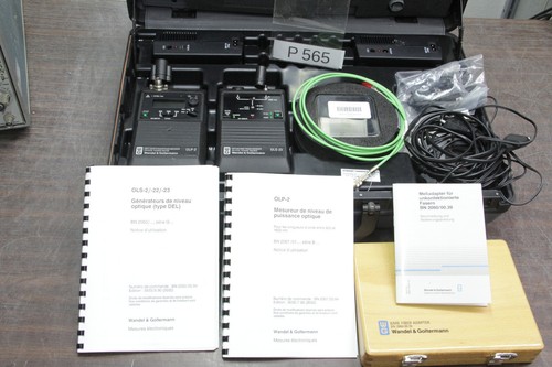 WANDEL & GOLTERMANN OLP-2 + OLS-23 OPTICAL POWER METER + SOURCE ...