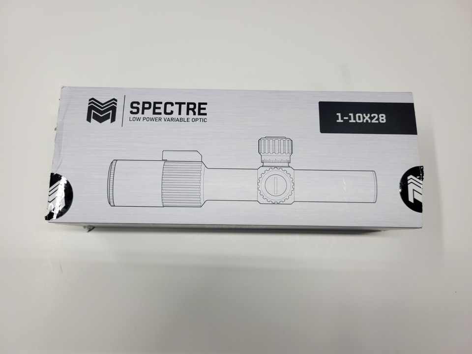 Monstrum Spectre 1-10x28 LPVO Rifle Scope | BDC-B1 Reticle | Flat Dark ...