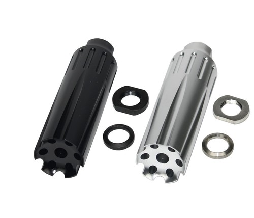 Aluminum 1/2"x28 RH Muzzle Linear Compensator For .223/.22LR - Color ...