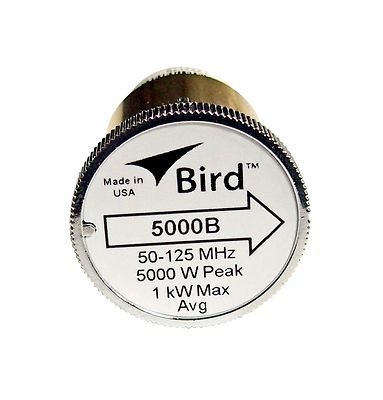Bird 5000B Plug-in Element 0 to 5000 watts 50-125 MHz for Bird 43 ...