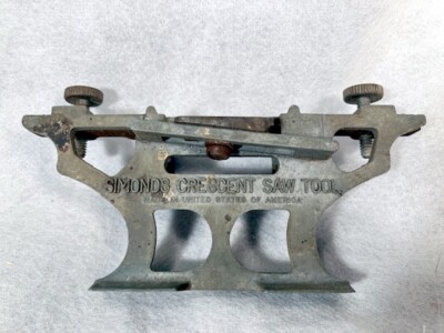 Vintage SIMONDS Crescent 2-Man SAW TOOL Sharpener TOOTH Sharpening ...
