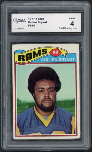 1977 Topps Cullen Bryant Los Angeles Rams #154 GMA 4 VG-EX | eBay