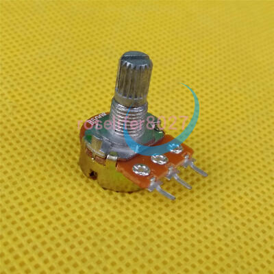 2PCS Neuf 500K OHM 15mm Linear Taper Potentiometer Pot B500K RD1480-01B ...