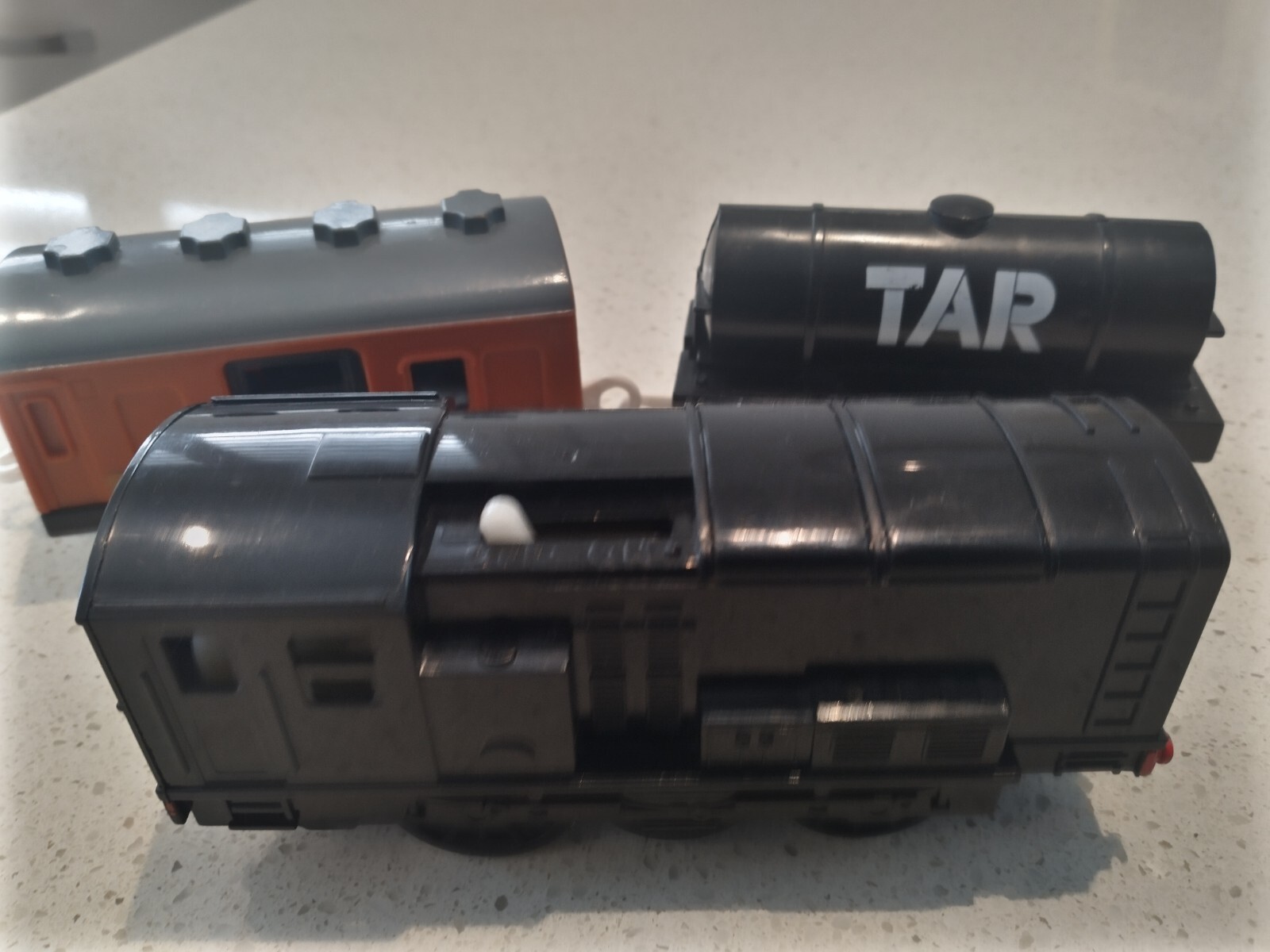 Diesel - Thomas and Friends Trackmaster (Tomy) Train with Tar Wagon and ...