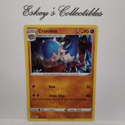 Cranidos SWSH274 SWSH Cosmos Holo Black Star Promo Pokemon TCG Card | eBay