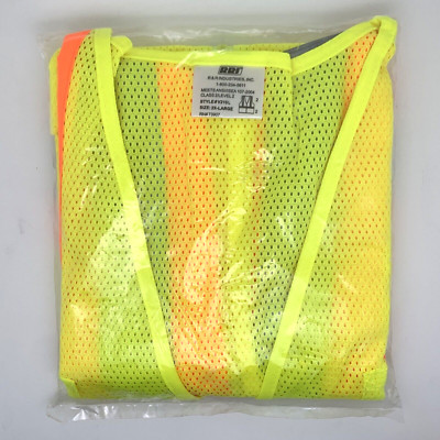 RRI (R & R IND) V210L Sz 2X-L Hi-Visibility Safety Vest CLASS 2 LEVEL 2 ...