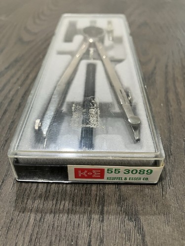 Vintage Keuffel & Esser 55 3089 Ionic Large Bow Compass | eBay