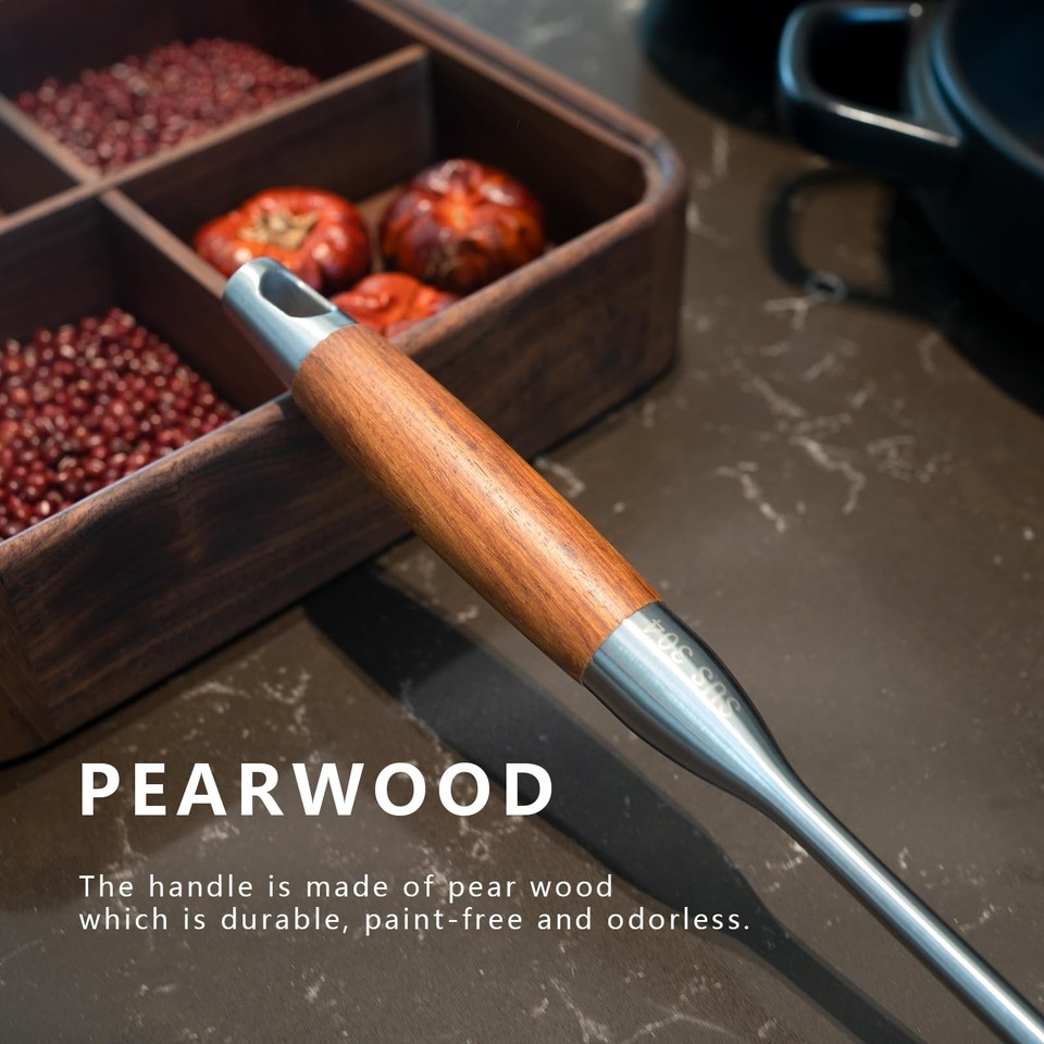 13.7" Soup Ladle - Soup Spoons Stainless Steel Kitchen Utensils with ...