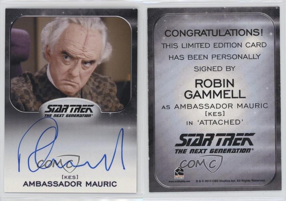 2014 Rittenhouse Star Trek Aliens Robin Gammell as Ambassador Mauric ...