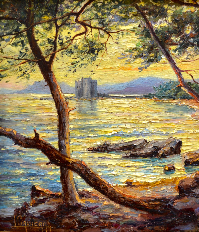 Cadierra LOUIS ( XIX - Xxth ) « Fortress On Isle Saint-Honorat 'Canes ...