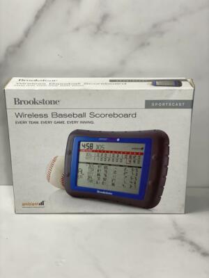 Brookstone Wireless Baseball Scoreboard Sportscraft Ambient Portable ...