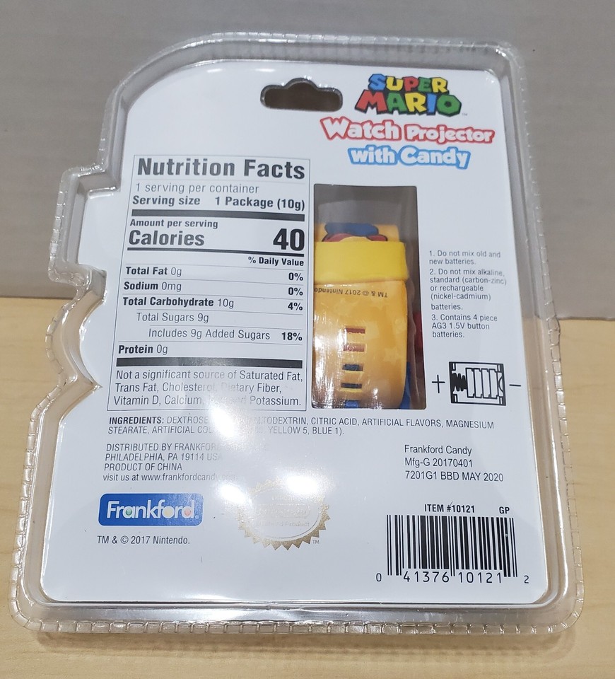 Brand New & Factory Sealed Nintendo Super Mario Bros Watch Projector ...